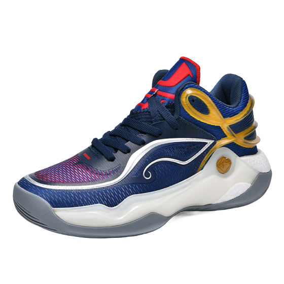 Mesh Upper and Rubber Sole "Popcorn" Series Basketball Shoes